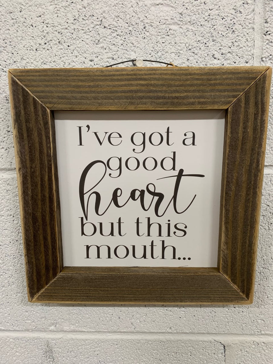 Good Heart Sign – Urban Market Warehouse